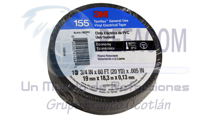 CINTA-3M CINTA AISLANTE (155) 18MT 3M – BUSCADOR GRUPO FRANCO