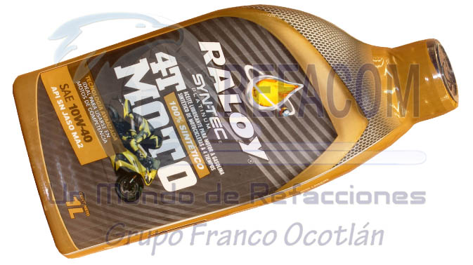 RALOY-7400 ACEITE RALOY MOTO SINTETICO 4T .946ML – BUSCADOR GRUPO FRANCO
